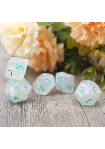 Chaoduo Shop C Stili 7 Adet Reçine Çokyüzlü Dices Dnd Rpg Fiyatı