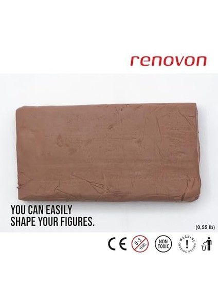 Seramik Kil Hamuru, Kırmızı Terra/cotta 250 gr Fırınlamaya Fiyatı