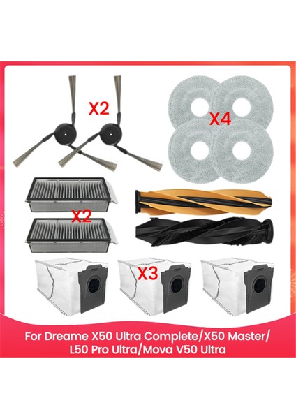 Dreame X50 Ultra COMPLETE/X50 MASTER/L50 Pro Ultra/mova V50 Fiyatı