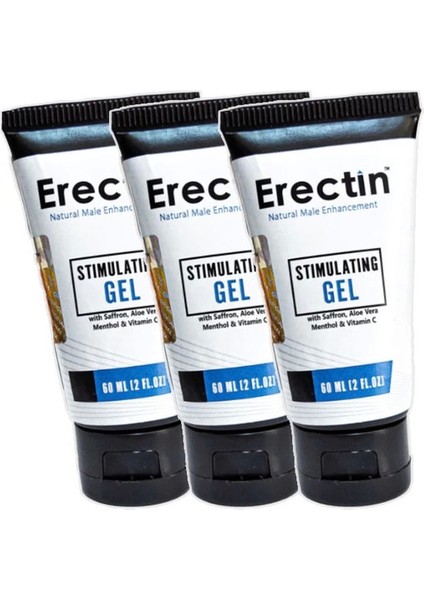 Erectin Gel 3lü Stimulant For Men 60 ml Jel Erkeklere Özel Fiyatı