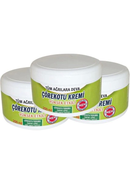 Corex Çörek Otu Kremi Green Box 200 ml x 3 Adet Fiyatı