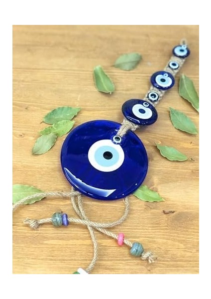 Inside Makrome ve Boncuklarla Süslenmiş Büyük Boy Nazar Fiyatı