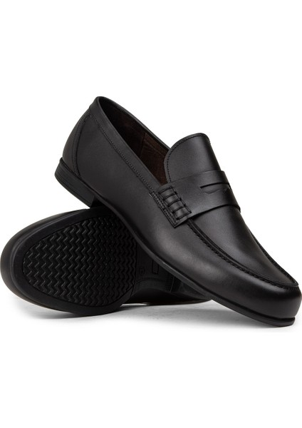 Deery Erkek Hakiki Deri Siyah Makosen - 01538MSYHC02 Fiyatı