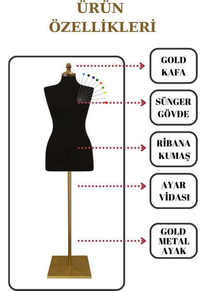 34 Beden Iğne Batabilen Terzi Mankeni Prova Mankeni Fiyatı
