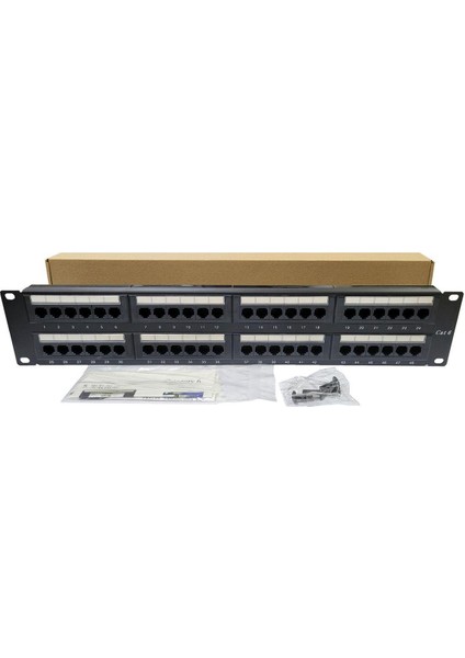 48 Port Cat6 Utp Patch Panel (Dolu) Fiyatı - Taksit Seçenekleri