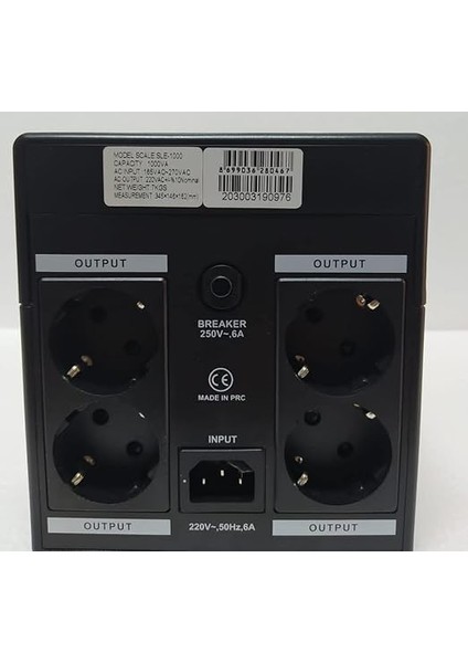 SLE-1000 1000VA 1kva 600W Lıne Interactıve Ups Kesintisiz Fiyatı