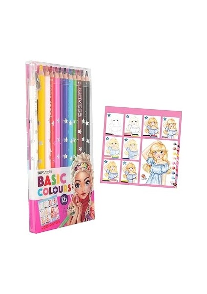 Pearl Shop 12216 Topmodel - Basic Renkli Kalem Seti, Kutuda Fiyatı