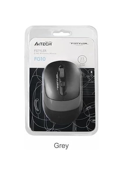 A4TECH FG10S Fsyler Silent 2.4ghz 2000DPI Gri Sessiz Fiyatı