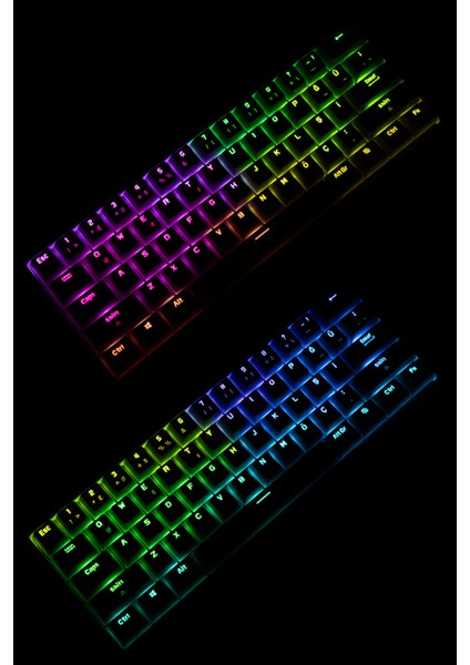 TWOTECH Rgb Beyaz Mekanik Oyun Klavyesi Red Switch - Oyuncu Fiyatı