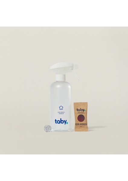 Taby Çok Amaçlı Temizleyici Başlangıç Seti Fiyatı