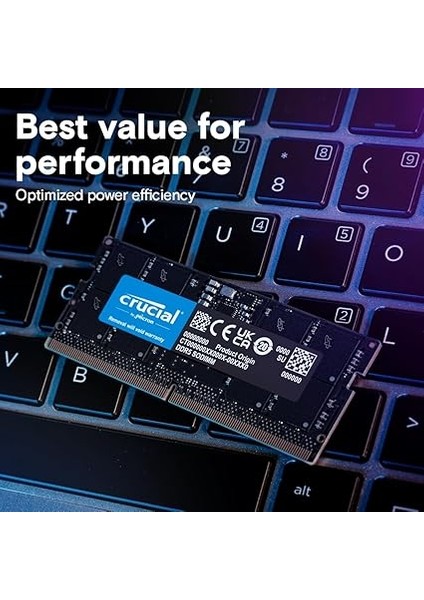 Dram 24GB Kit (2X12GB) Ddr5 5600MHZ (Or 5200MHZ Veya Fiyatı