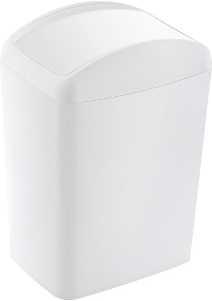 Mena Rise Soft Çöp Kutusu Döner Kapak Beyaz 10 Lt - Beyaz, Fiyatı