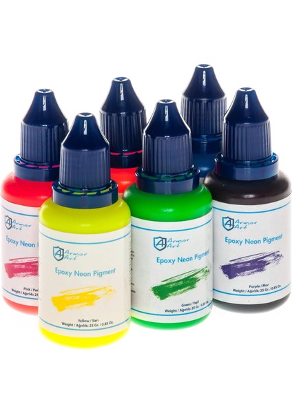 Mena Rise Art Epoksi Neon Pigment 6lı Set Fiyatı