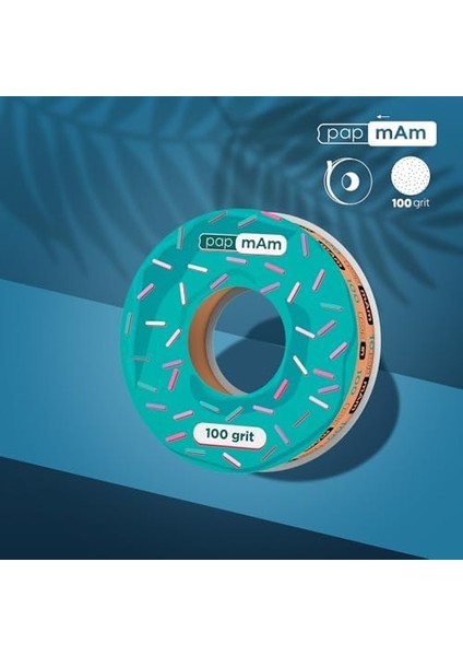 Mena Rise Pro Metal Taban Rulo Yedek Zımpara Papmam 100 Grit Fiyatı