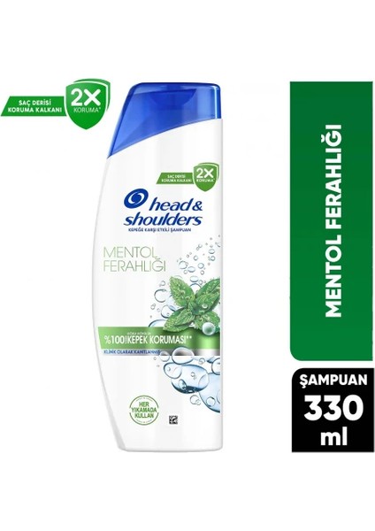 Head&Shoulders Mentol Ferahlığı Şampuan 330 ml x 6 Adet Fiyatı