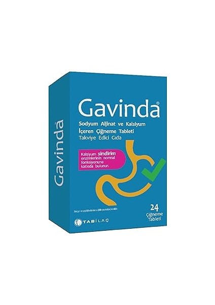 SanalAMCA Store Gavinda 24 Çiğneme Tableti 83636 Fiyatı