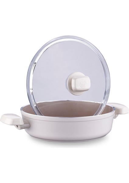 Korkmaz Ornella Sera Vanilya Kısa Tencere 28X7,5 cm Fiyatı