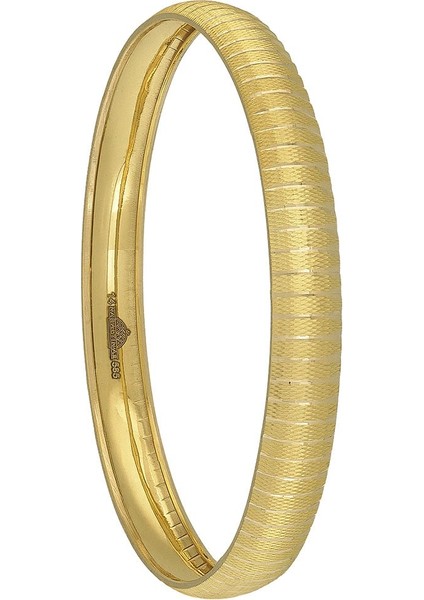 Agakulche 14 Ayar 5 Gram Çizgili Şarnel Altın Bilezik Fiyatı