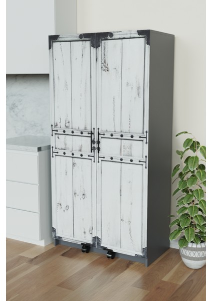 Hediyeler Kapında zelvin Vintage Design 2 Kapakli Raflı Fiyatı