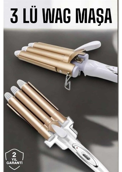Fantastik Store Wag Maşa Yüksek Isı Ayarlı Su Dalga Maşası Fiyatı