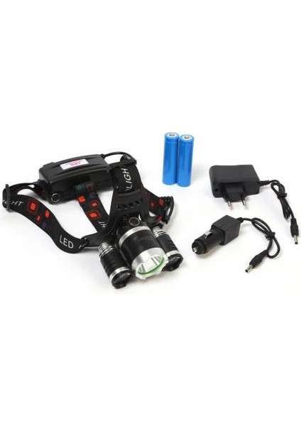 BR-5000 T6 5000 Lm 3xcree Xml-T6+2r5 LED Kafa Feneri Fiyatı