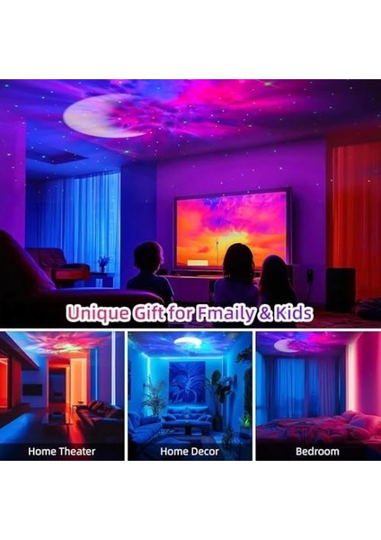 Astronot Projektör Bluetooth Bağlantılı ve Uzaktan Kumandalı Fiyatı