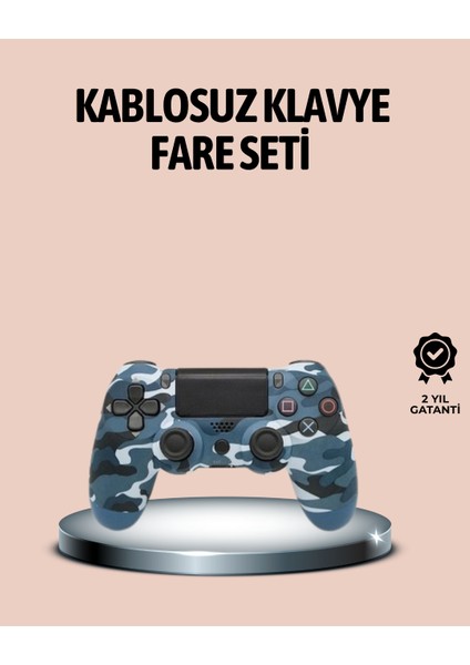 Bluetooth Kablosuz Ps4 Gamepad Çift Motorlu Siyah Controller Fiyatı