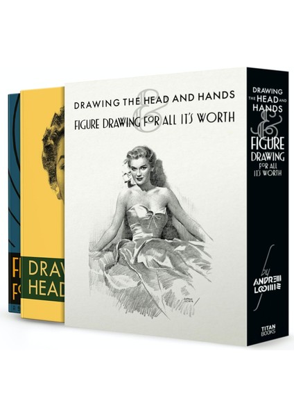 Drawing The Head And Hands & Figure Drawing (Box Set) Kitabı