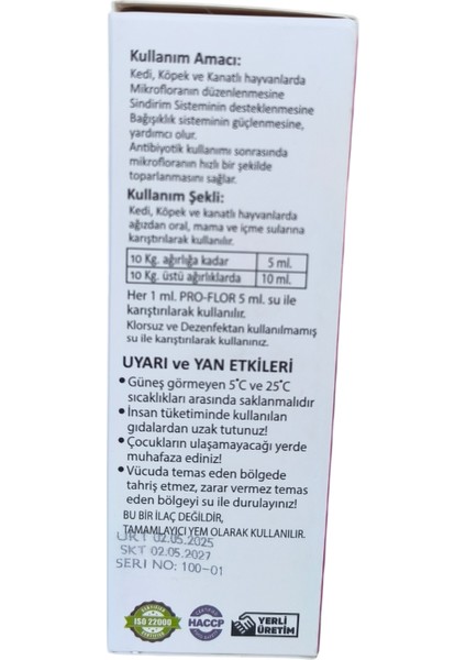 Paws Tale Pro Biflor Liquid Kedi Köpek Probiyotik 100 ml Fiyatı