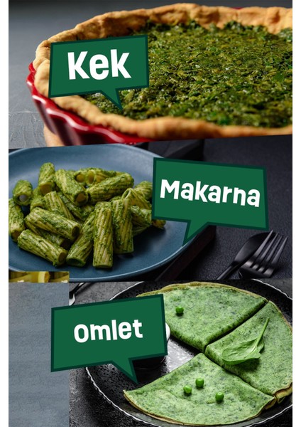 Kuru Yeşil Ispanak Tozu – 100 Gr – Yerli – Doğal Sebze Tozu Fiyatı