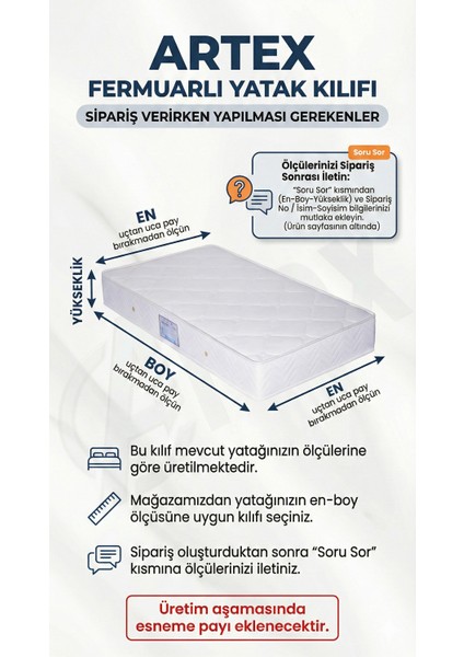 Artex Kılıf Nano 180X200 Yatak Kılıfı Koruyucusu Örtüsü Fiyatı