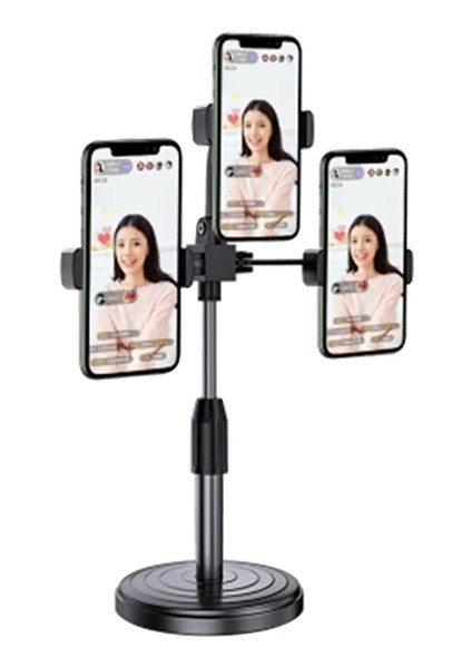 Ally Tripod Üçlü Telefon Tutucu Stand Youtuber Canlı Yayın Fiyatı