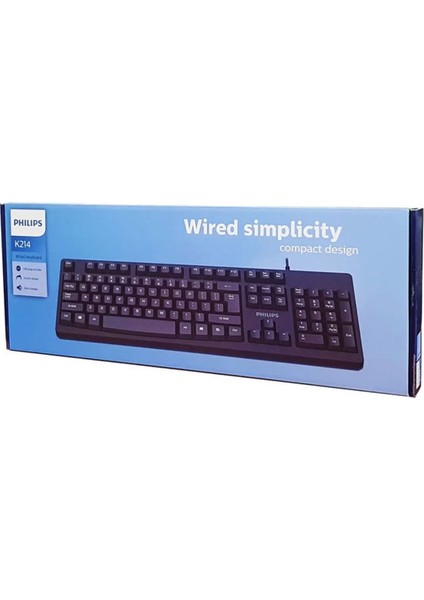 Philips SPK6214 USB Kablolu Türkçe Q Multimedia Klavye Fiyatı