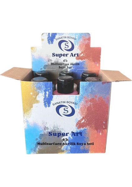 Akrilik Multisurface Boya Seti 6'lı 6X50 ml Fiyatı