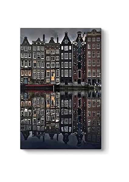 Amsterdam Dikey Tablo 40 x 60 Fiyatı - Taksit Seçenekleri
