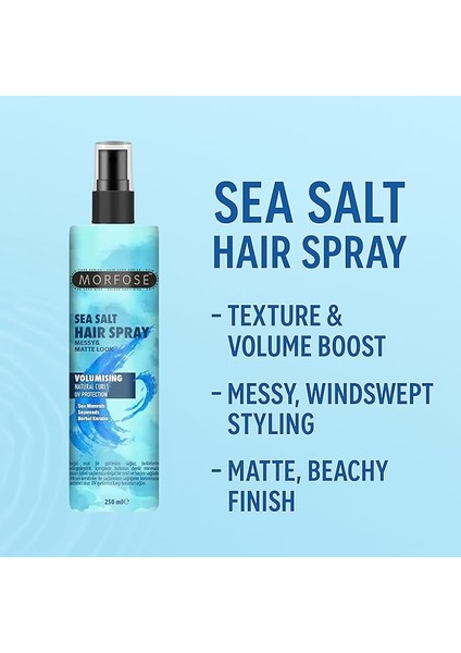Sea Salt Spray 250 ml – Ekstra Hacimli ve Dokulu Doğal, Fiyatı