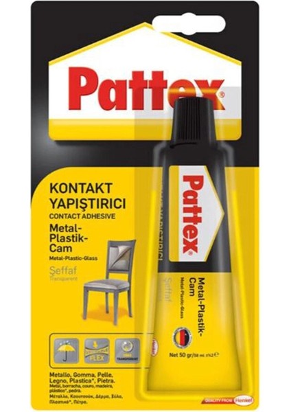 2 Adet Pattex 50GR Tüp Metal Cam Plastik Fiyatı