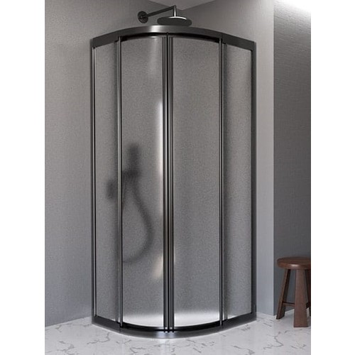 Nokta Duşakabin 75X75 Oval Teknesiz Duşakabin Siyah Profil Fiyatı