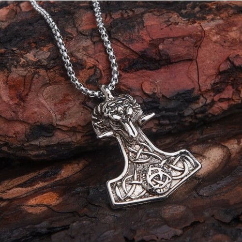 Viking Thor Çekiç Savaşçı Baltası Erkek Kolye Çelik Fiyatı