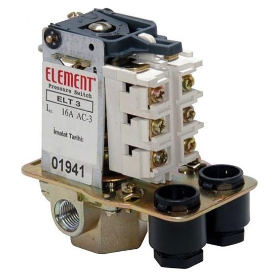 Element Hidrofor Basınç Şalteri 4-16 Bar Tahliyesiz Trifaze Fiyatı