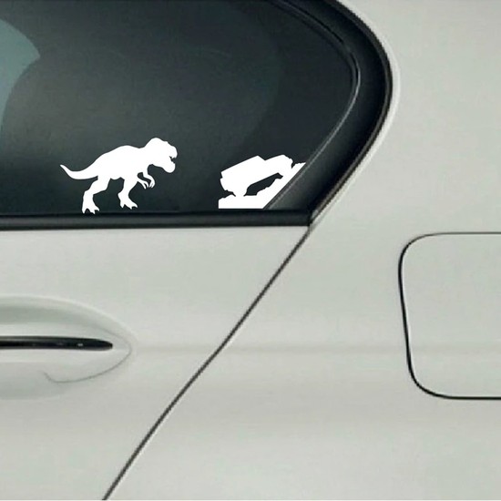 Qiuhong Shop 3 BEYAZ-QT295-C Stili S Beden Araba Sticker Fiyatı