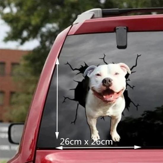 Qiuhong Shop 3 H Tarzı Domuz Çatlak Araba Sticker Köpek Fiyatı