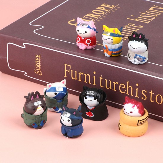 Huizongxu Adet Anime Naruto Kedi Figürleri Sasuke Itachi Fiyatı