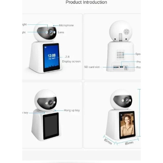 Vothoon Wifi Akıllı Bebek Izleme Monitörü 1080p 2 8 Ips Fiyatı