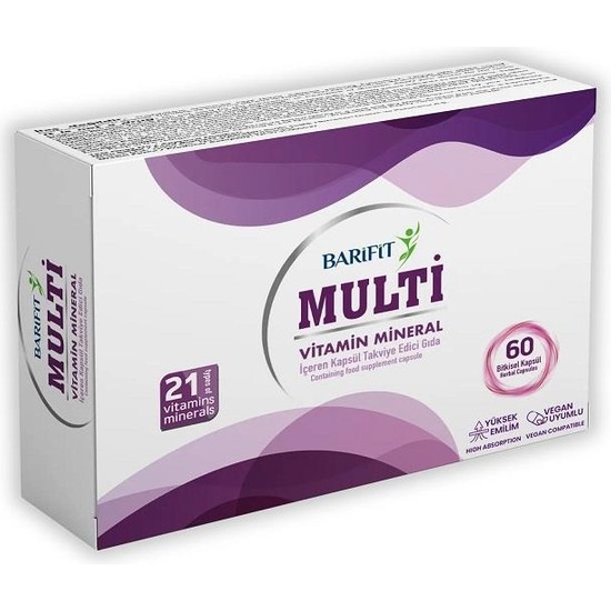 Barifit Multivitamin 60 Tablet Fiyatı - Taksit Seçenekleri