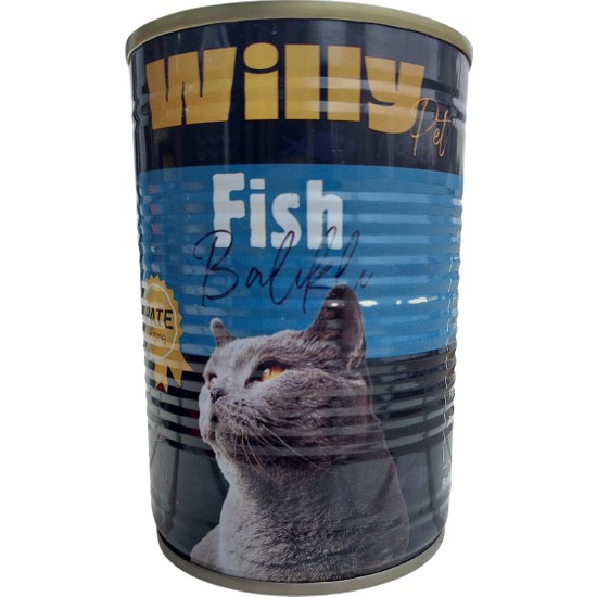 Willypet Willy Pet Fish Balıklı 400GR. Pate Ezme X4 Adet Fiyatı
