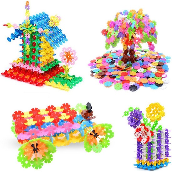 Jelang 100 Adet/grup Plastik Kar Tanesi Yapı Taşları Yapı Fiyatı