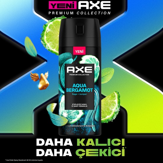 Axe Premium Collection Erkek Sprey Deodorant Aqua Bergamot Fiyatı