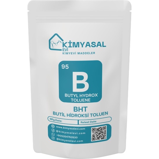 Kimyasal Evi 095 Butil Hidroksi Toluen Bht Butyl Hydrox Fiyatı