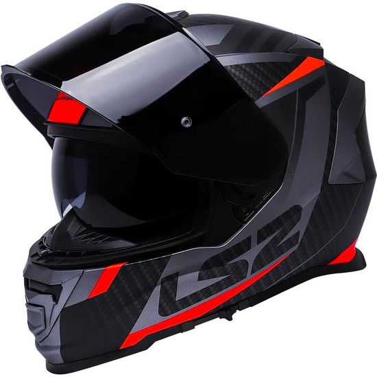 Ls2 Storm 2 Racer Full Face Motosiklet Kaskı Şeffaf + Siyah Fiyatı